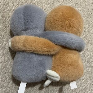 Toys | Adorable Sloth Plush Toy Pair Tan And Gray With Huggable Velcro ...